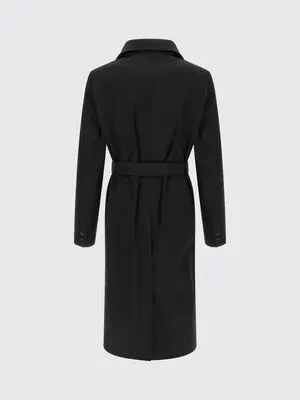 Rick Owens Double-breasted Knee-length Stretch-cotton Trench Coat With Belt