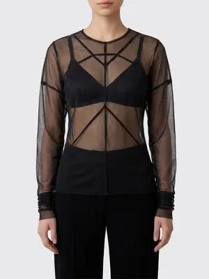 Rick Owens Sheer Nylon Slim Fit Long-sleeved Top