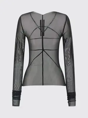 Rick Owens Sheer Nylon Slim Fit Long-sleeved Top