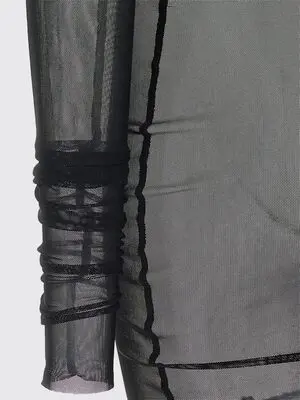 Rick Owens Long-sleeved A-line Jersey Gown With Train