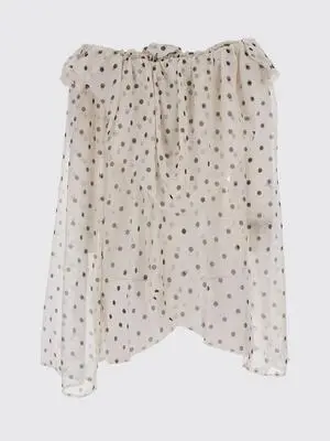 MSGM Polka Dot Off The Shoulder Blouse