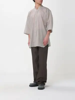 Rick Owens Jumbo Faun Cotton Shirt - Grey