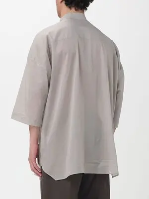 Rick Owens Jumbo Faun Cotton Shirt - Grey