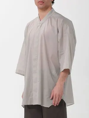 Rick Owens Jumbo Faun Cotton Shirt - Grey