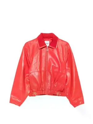 Sandro Buckle-detail Leather Jacket