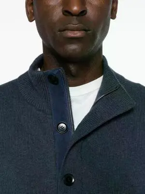 Brioni Button-up High-neck Cardigan