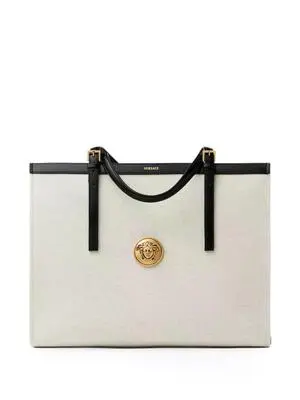 Versace Rivière Large Canvas Tote