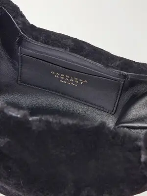 Gabriela Hearst Soft Demi Shearling Clutch