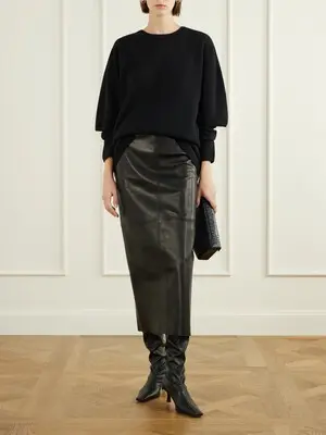 Nour Hammour Cobain Layered Cashmere Sweater