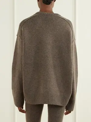 Nour Hammour Jude Oversized Cashmere And Wool-blend Sweater