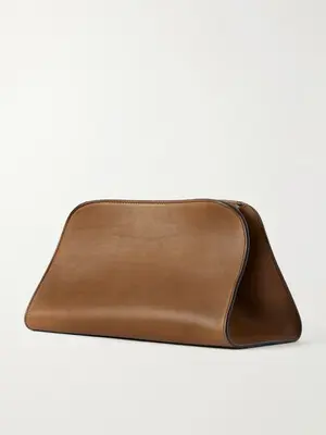 THE ROW Peggy Leather Clutch