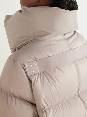 Rick Owens Tower Cropped Shell Down Jacket