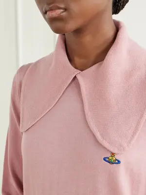 VIVIENNE WESTWOOD Tie Bea Wool Polo Sweater