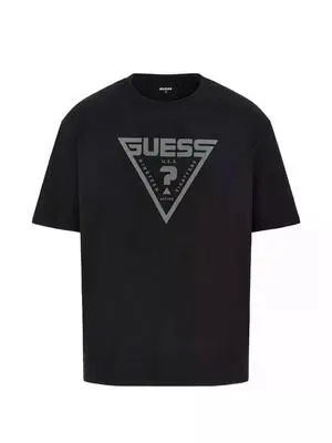 Guess Triangle Logo T-shirt - Black