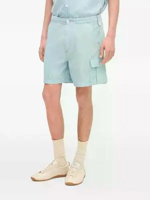 Kenzo Sounds Chambray Cargo Shorts