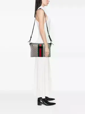 Gucci 2016-2026 Gg Supreme Web Crossbody Bag