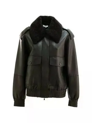 P.a.r.o.s.h Shearling-collar Jacket