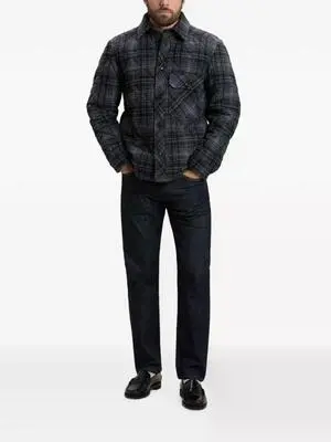 Woolrich Checked Quilted Shirt Jacket