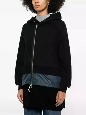 Undercover Layered-effect Zip-up Hoodie