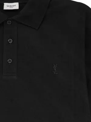 Saint Laurent Short-sleeve Polo Shirt