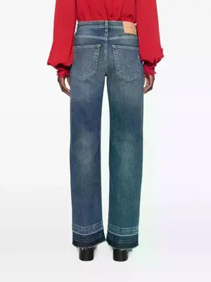 DONDUP Jacklyn Faded Raw-cut Jeans