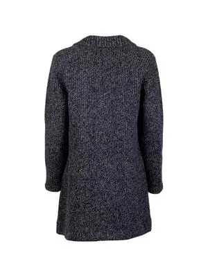 Aspesi Chunky-knit Single-breasted Coat