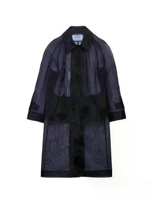 Prada Single-breasted Crinoline Coat