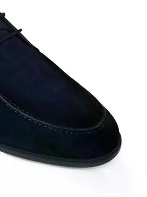 Santoni Suede Apron-toe Desert Boots