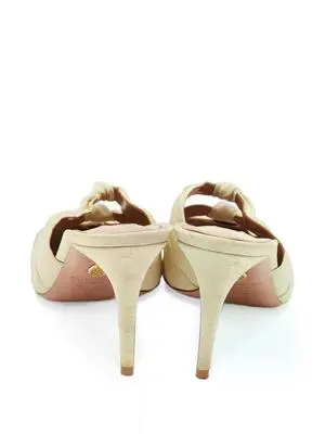AQUAZZURA Mondaine Knotted Mules