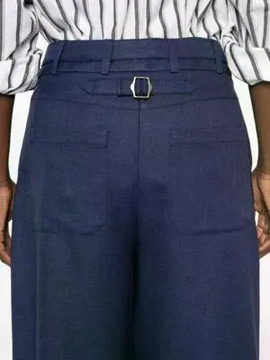 Maison123 Belted Wide-leg Trousers