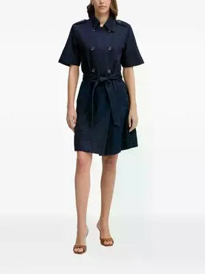SILVIAN HEACH Double-breasted Belted Mini Dress