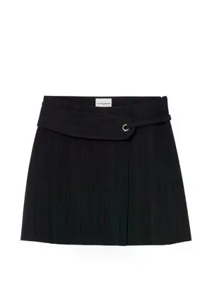 Claudie Pierlot Belted Striped Skirt