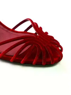 ALEVI MILANO Cage Velvet Sandals
