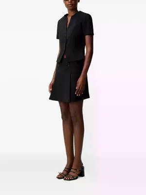 Claudie Pierlot Fitted Button-up V-neck Top