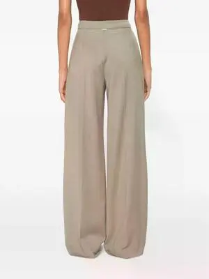 TWINSET Pressed-crease Wide-leg Trousers