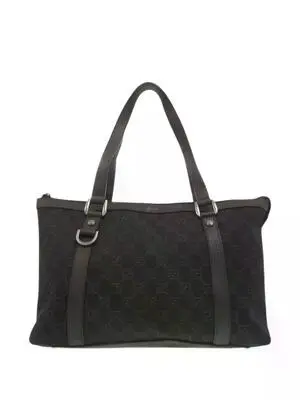 Gucci 2000-2015 Gg Canvas Abbey D Ring Tote Bag - Brown