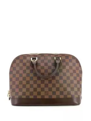LOUIS VUITTON Vintage Alma Handbag Damier Pm Satchel - Brown