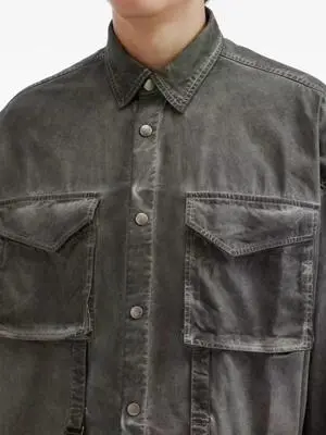 Izzue Buckle-strap Flap-pocket Shirt