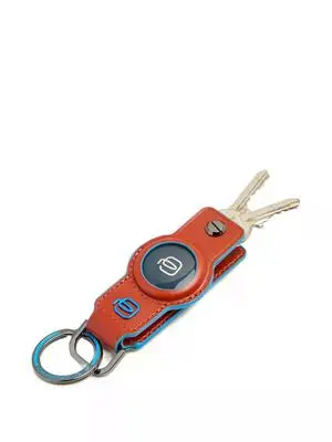 PIQUADRO Logo-plaque Leather Keyring