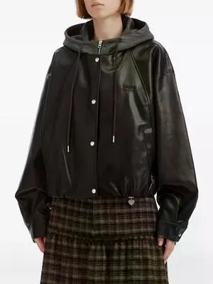 Izzue Logo-embroidered Hooded Jacket