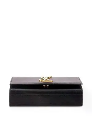 Saint Laurent Classic Monogram Grainy Leather Small Crossbody Bag