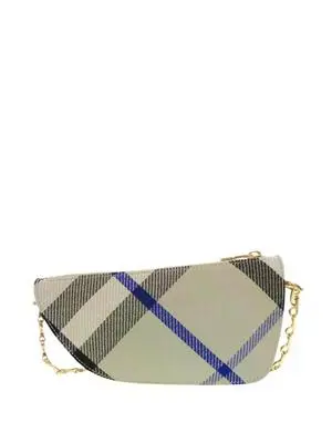 Burberry 2000-2017 Micro Supernova Check Canvas Shield Crossbody Bag