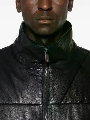 SERGIO MORETTI FIRENZE Quilted Leather Jacket