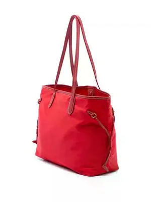 Prada 2010-2026 Saffiano Trimmed Tessuto Tote Bag