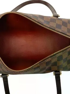 LOUIS VUITTON 2005 Damier Ebene Papillon 30 Handbag