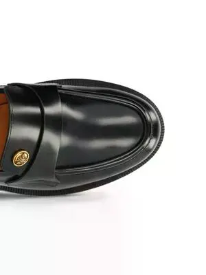 Versace Manu Leather Loafers