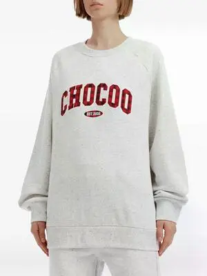 CHOCOOLATE Logo-appliqué Raglan-sleeve Hoodie