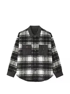 FIVE CM Check-pattern Patch-pocket Shirt