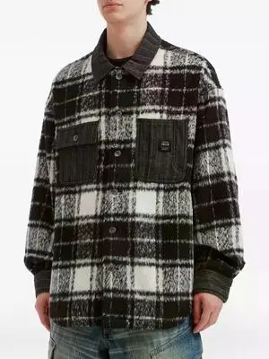 FIVE CM Check-pattern Patch-pocket Shirt