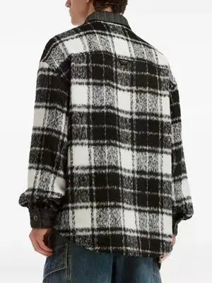 FIVE CM Check-pattern Patch-pocket Shirt